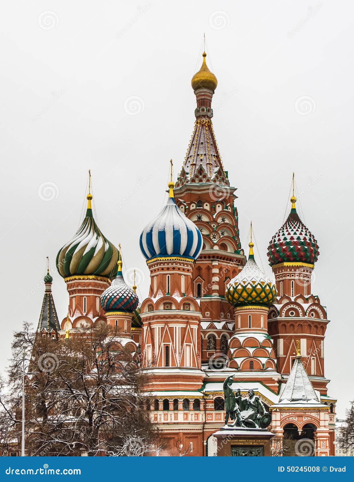 St. Basil Cathedral in Moscow, Russia Stock Photo - Image of russian ...