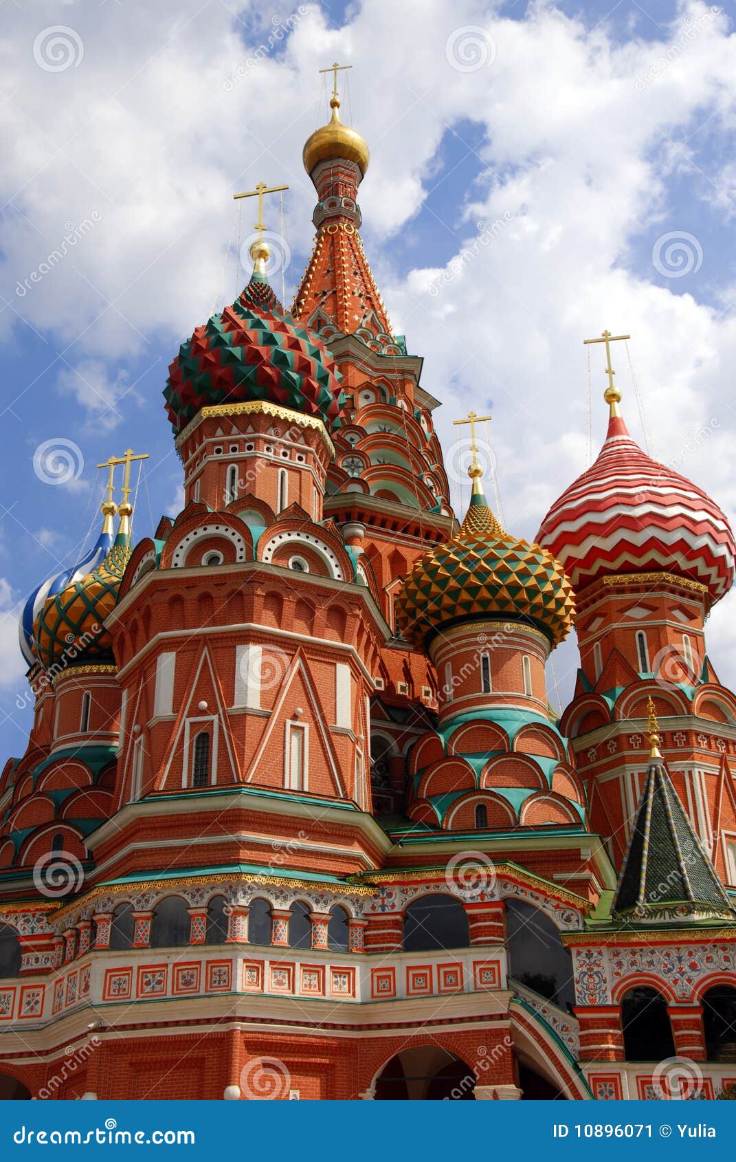 St.Basil S Cathedral in Moscow Stock Image - Image of christians ...