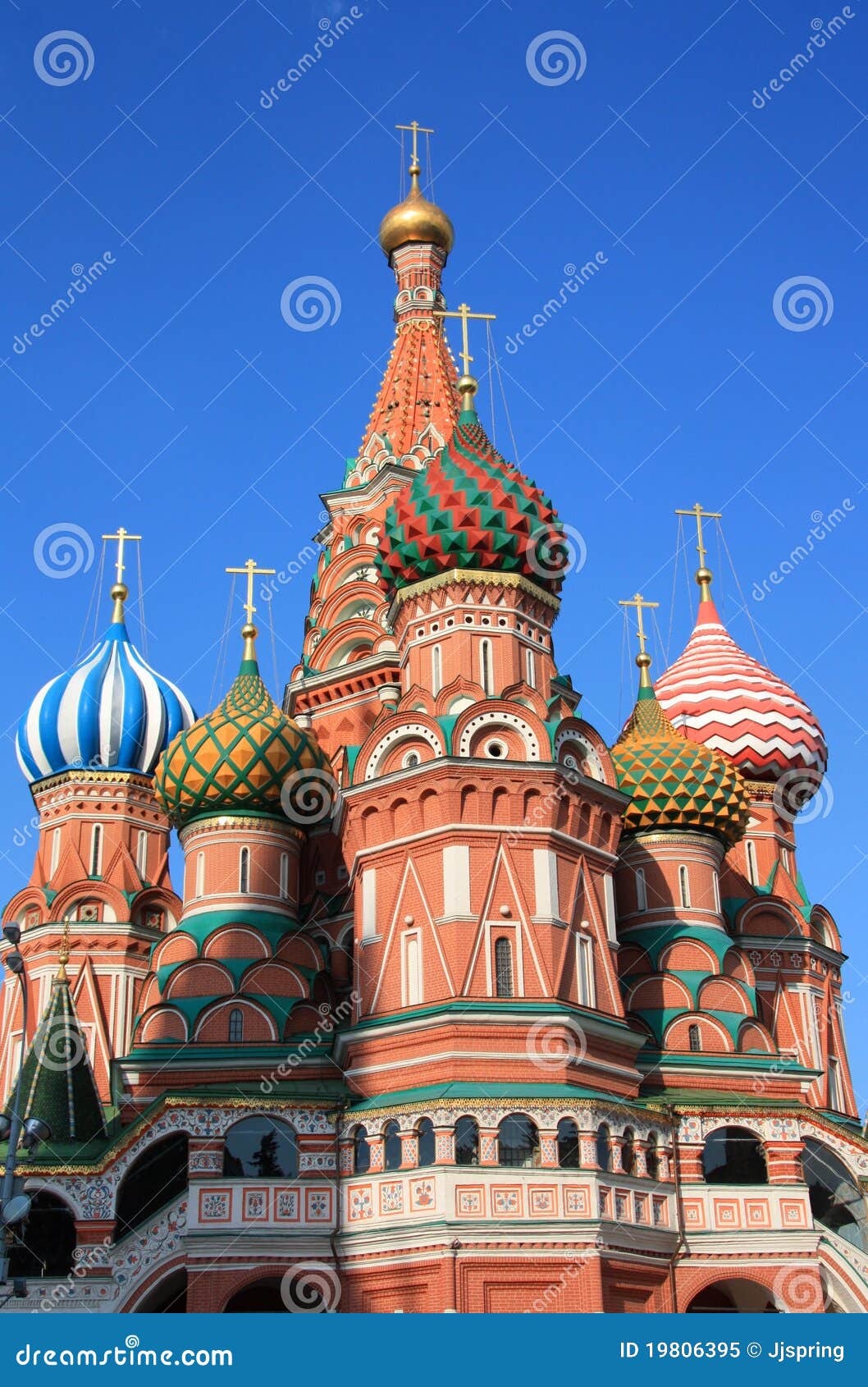 St. Basil S Cathedral in Moscow Stock Image - Image of cross ...