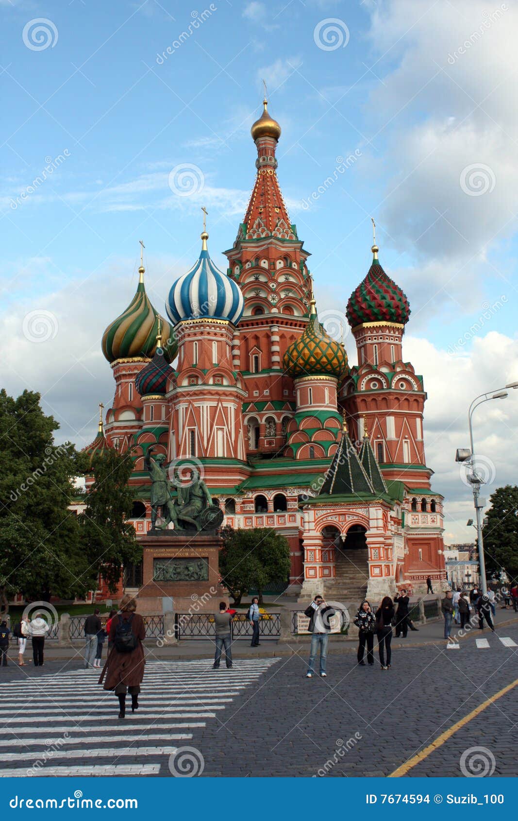 St Basil S Cathedral in Red Square Stock Photo - Image of tourism ...