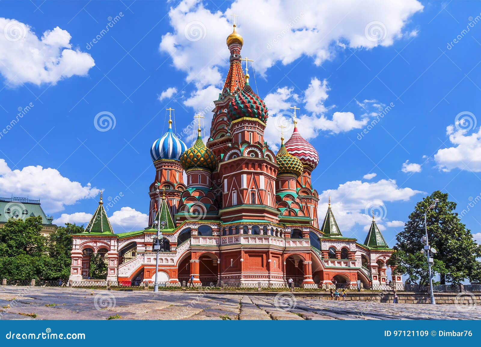 St.-Basilikum ` S Kathedrale in Moskau Redaktionelles Stockbild - Bild ...