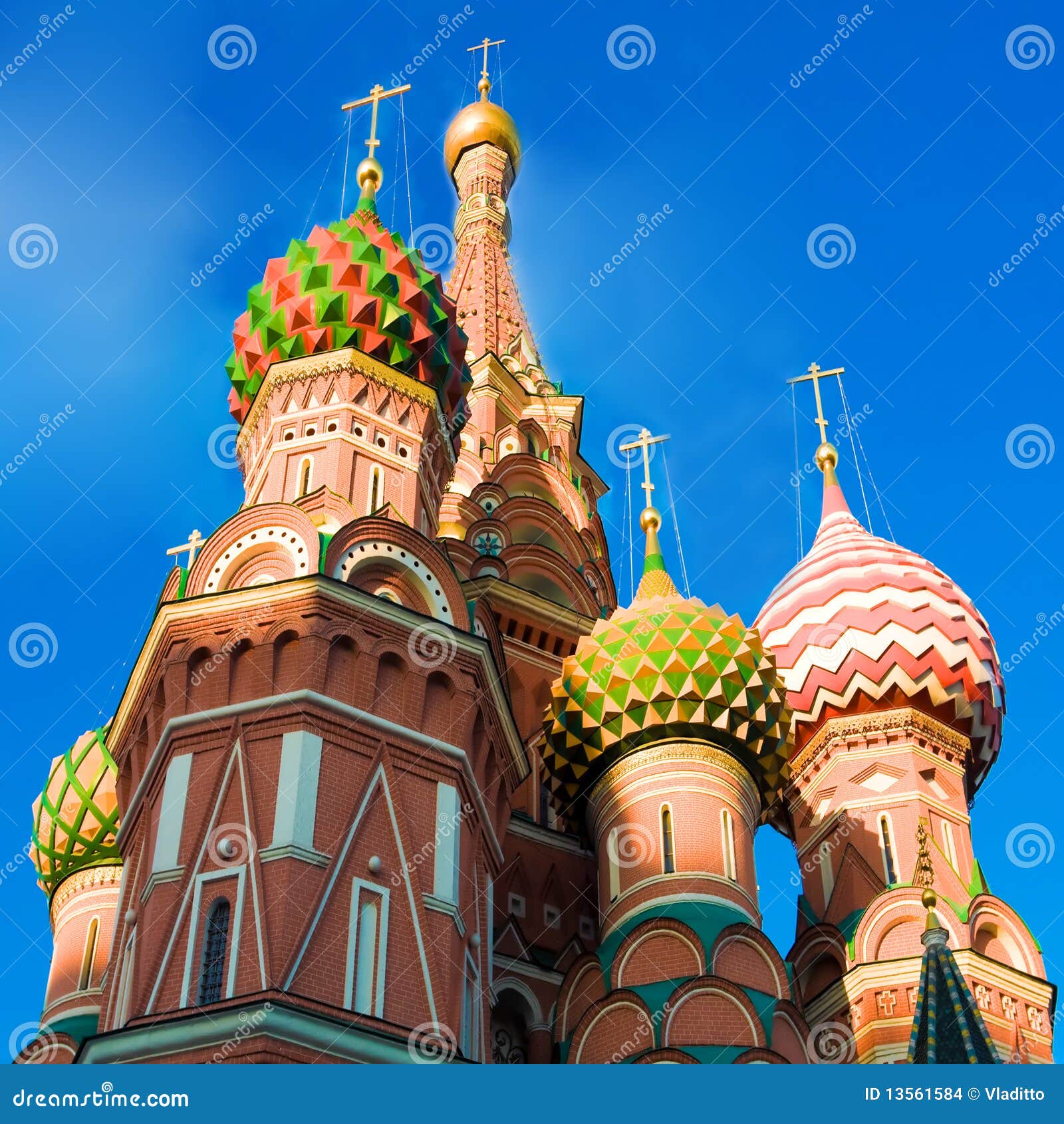 St Basils Cathedral on Red Square Stock Photo - Image of colorful ...