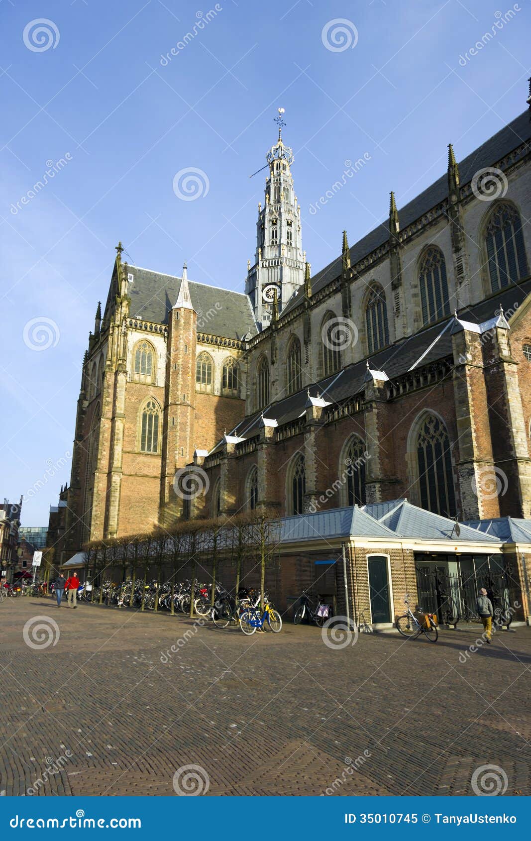 St.-bavo Kirche, Haarlem, Die Niederlande Redaktionelles Bild - Bild ...
