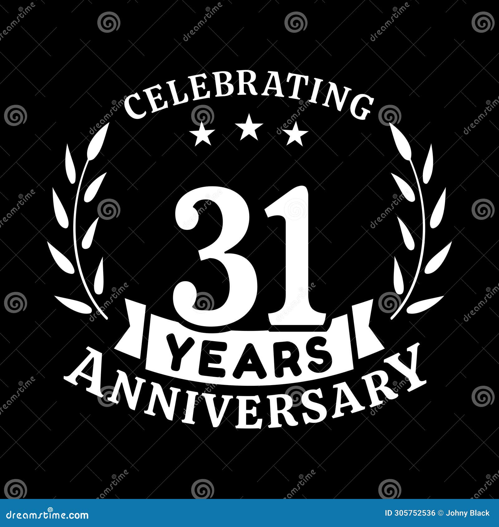 31 Years Anniversary Celebration Logotype. 31st Anniversary Logo ...