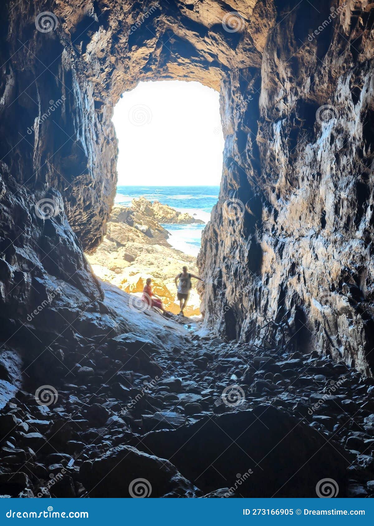 ST Blaze Hiking Trail Cave at the Beach Stock Image - Image of cave ...