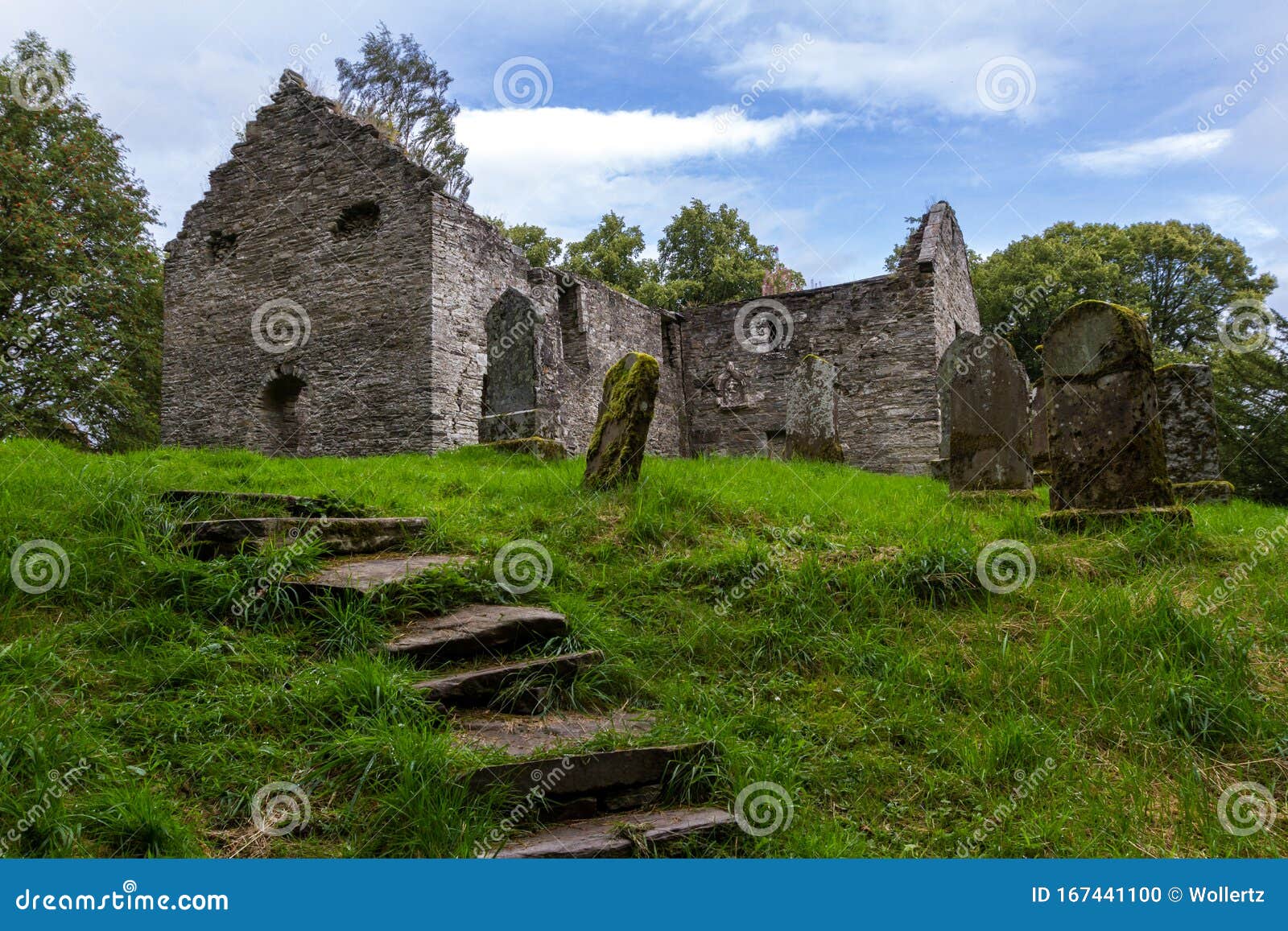 St Bride`s Kirk stock photo. Image of discover, grounds - 167441100