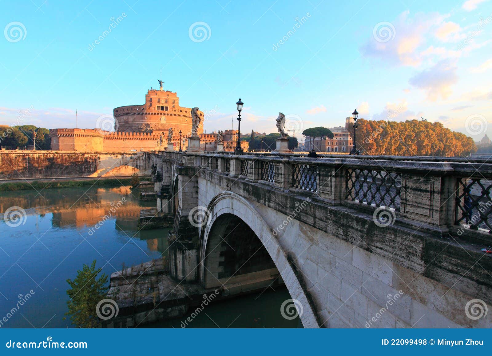 St Castello Di Angelo, Roma Fotografia Stock - Immagine di ...