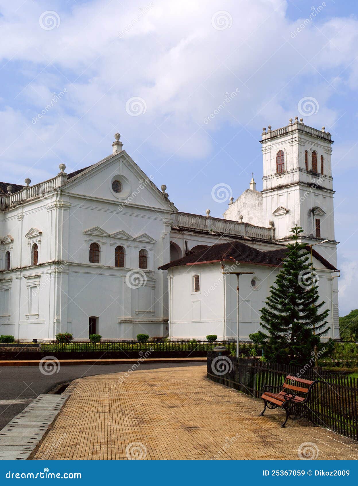St.Catherine Cathedral Catholic Church in Old Goa Stock Image - Image ...