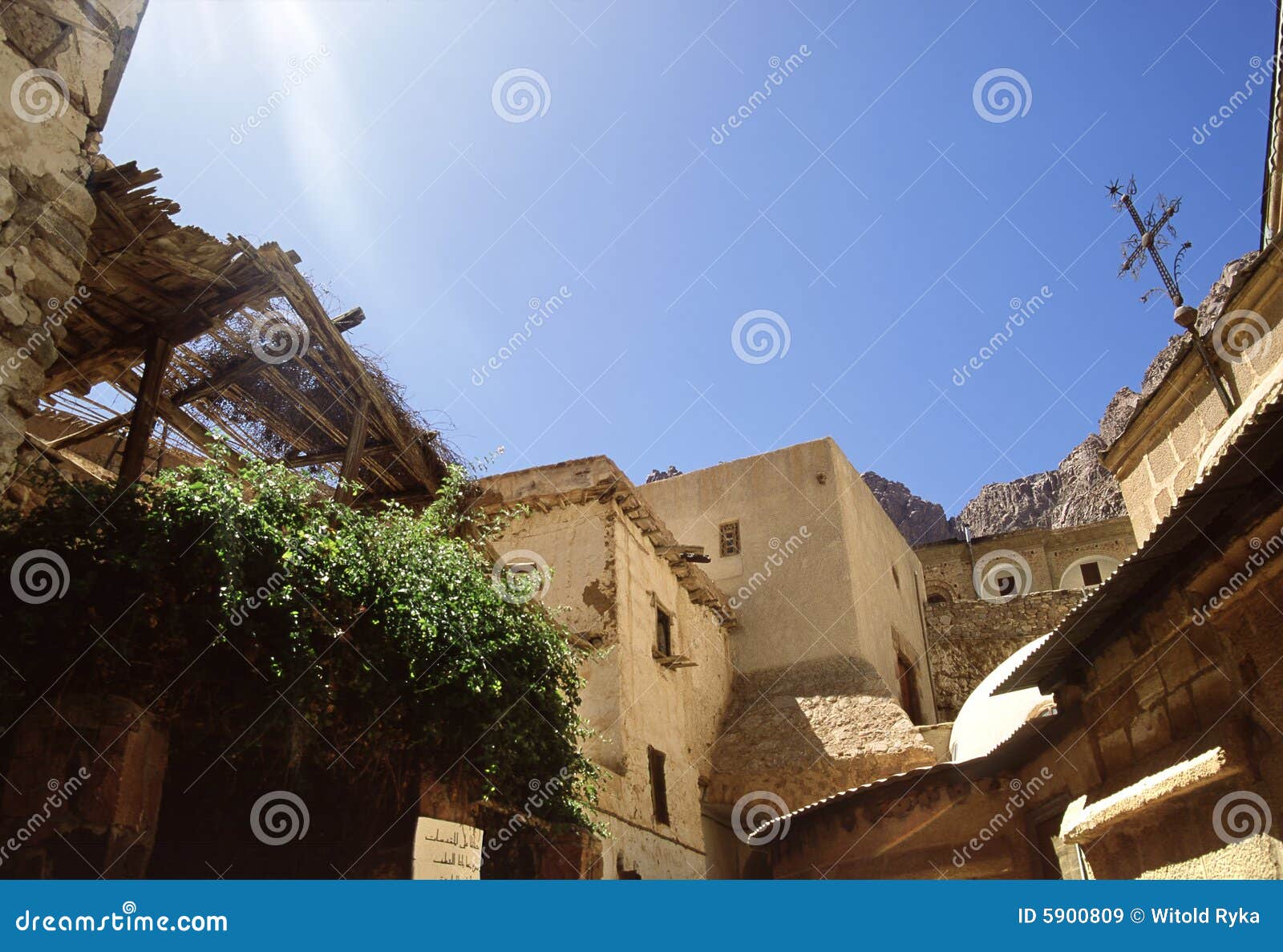 St. Catherine S Monastery - the Chapel of the Burn Stock Image - Image ...
