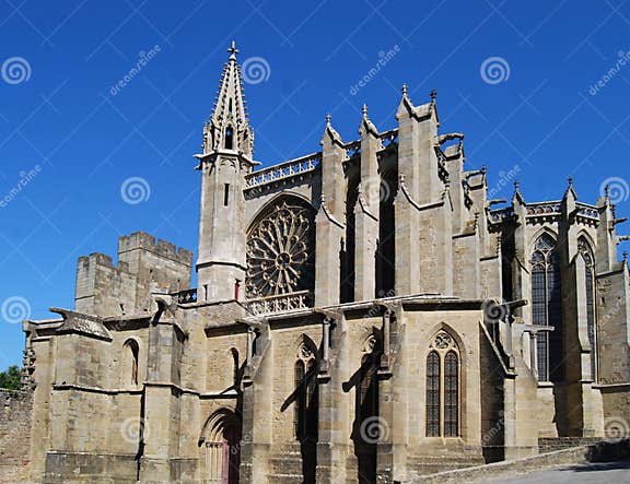 St. Celse Cathedral, Carcassonne Stock Image - Image of europe, ancient ...