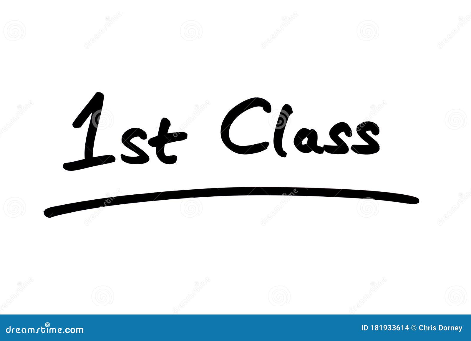 1st Class stock illustration. Illustration of memo, mail - 181933614