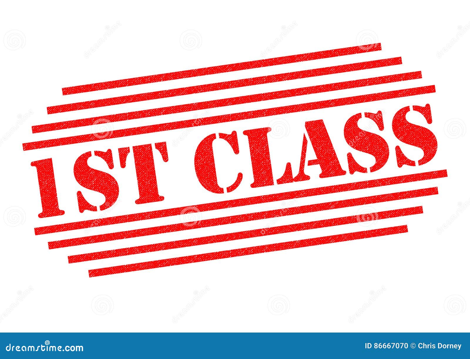 1ST CLASS Rubber Stamp stock illustration. Illustration of postage ...