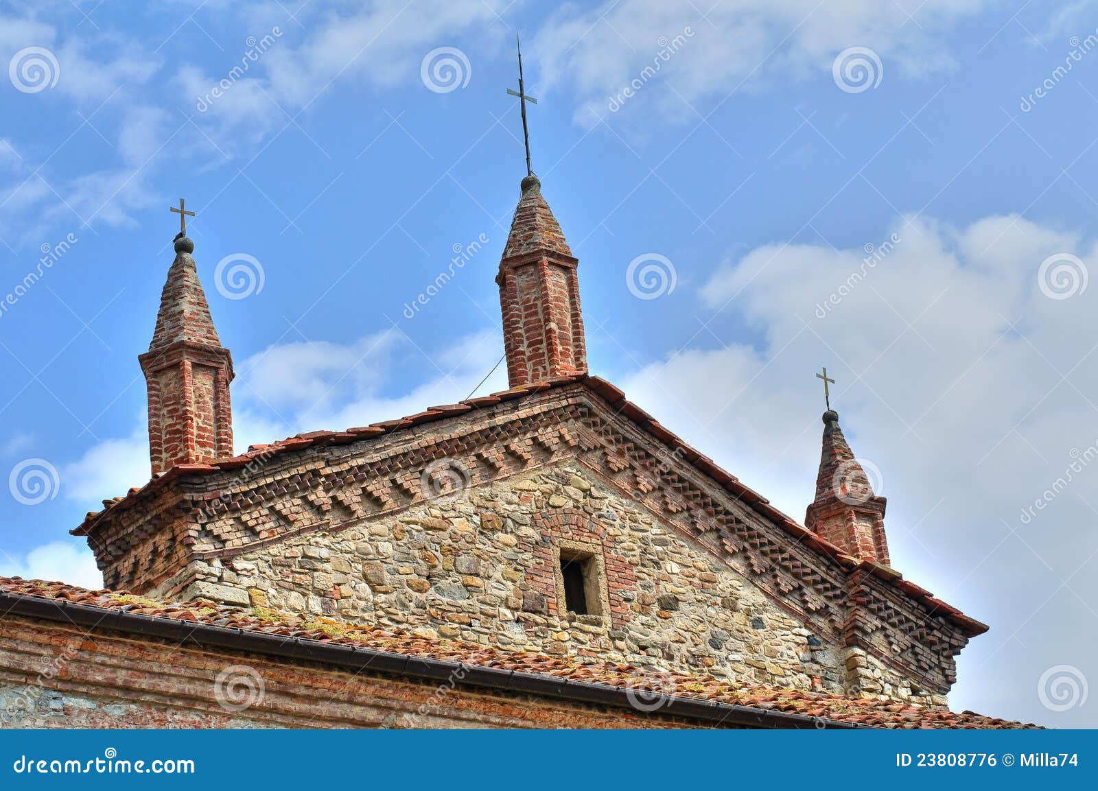 St. Colombano Abbey. Bobbio. Emilia-Romagna. Italy Stock Photo - Image ...