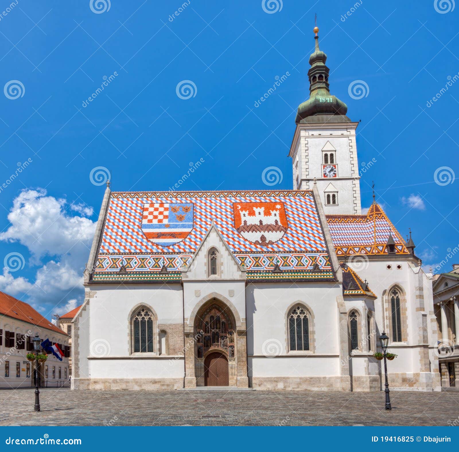 St. de Kerk van het teken stock afbeelding. Image of panorama - 19416825