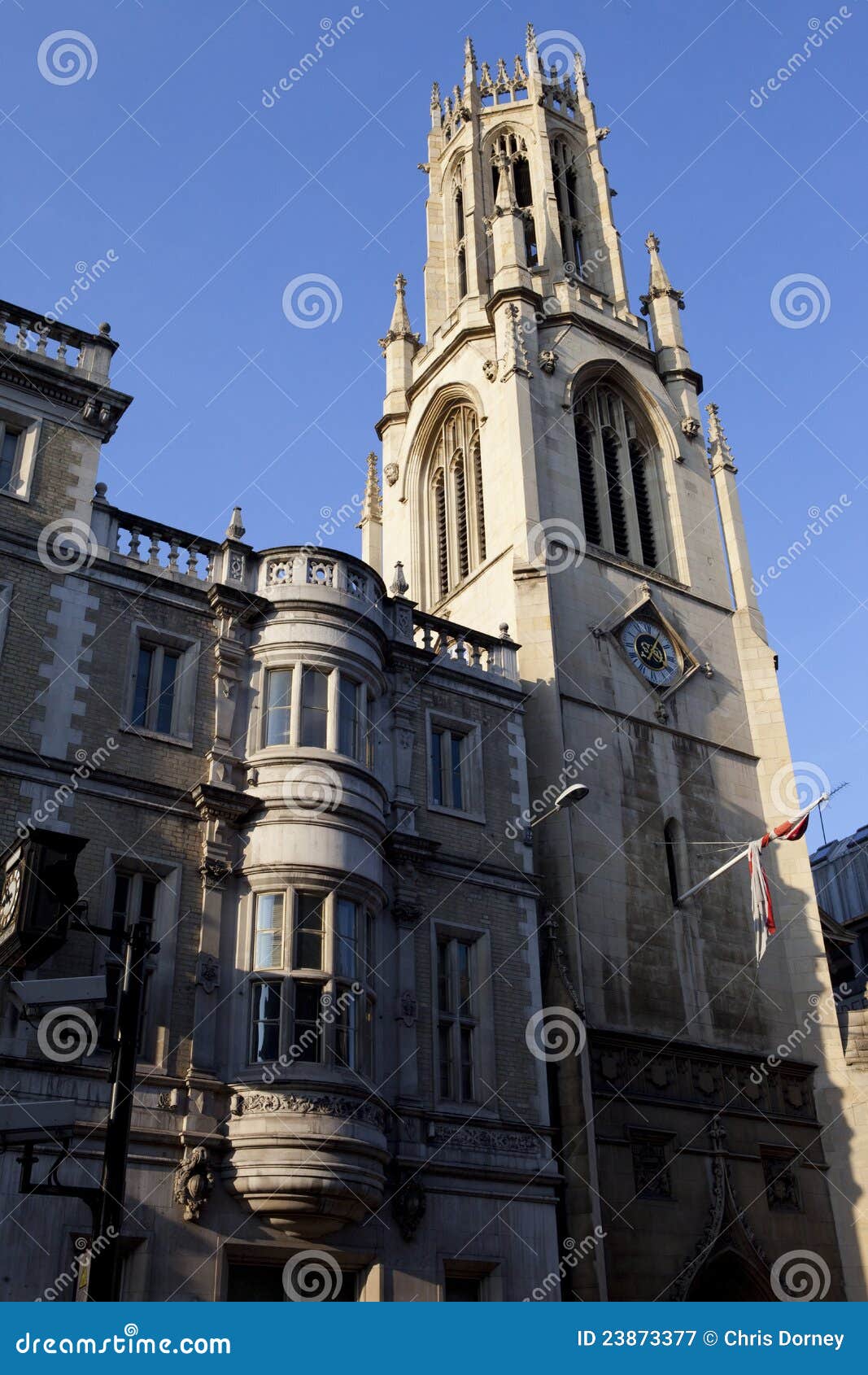 St Dunstan-in-de-west Kerk in Londen Stock Afbeelding - Image of ...