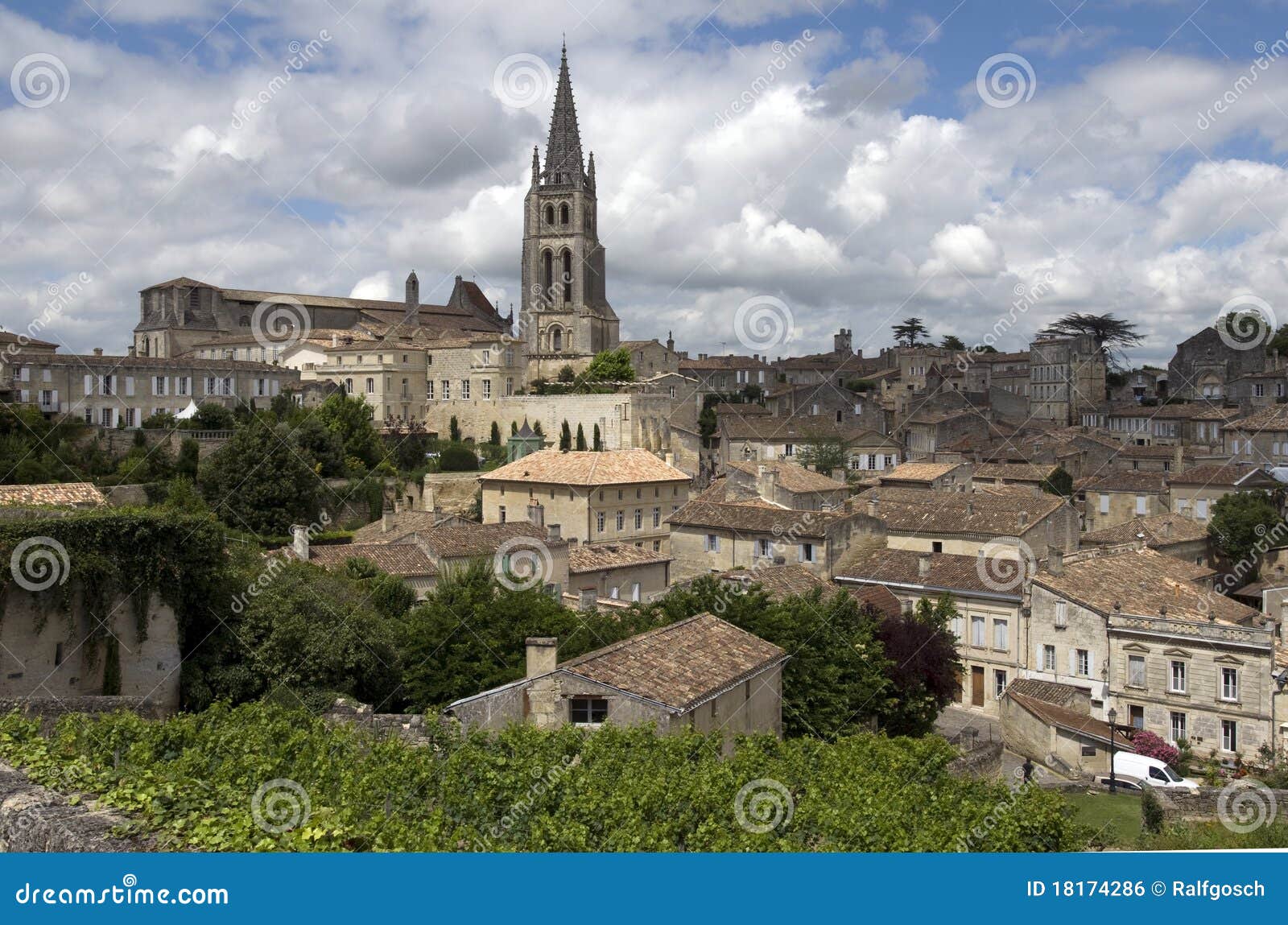 St. Emilion, France stock photo. Image of winery, church - 18174286