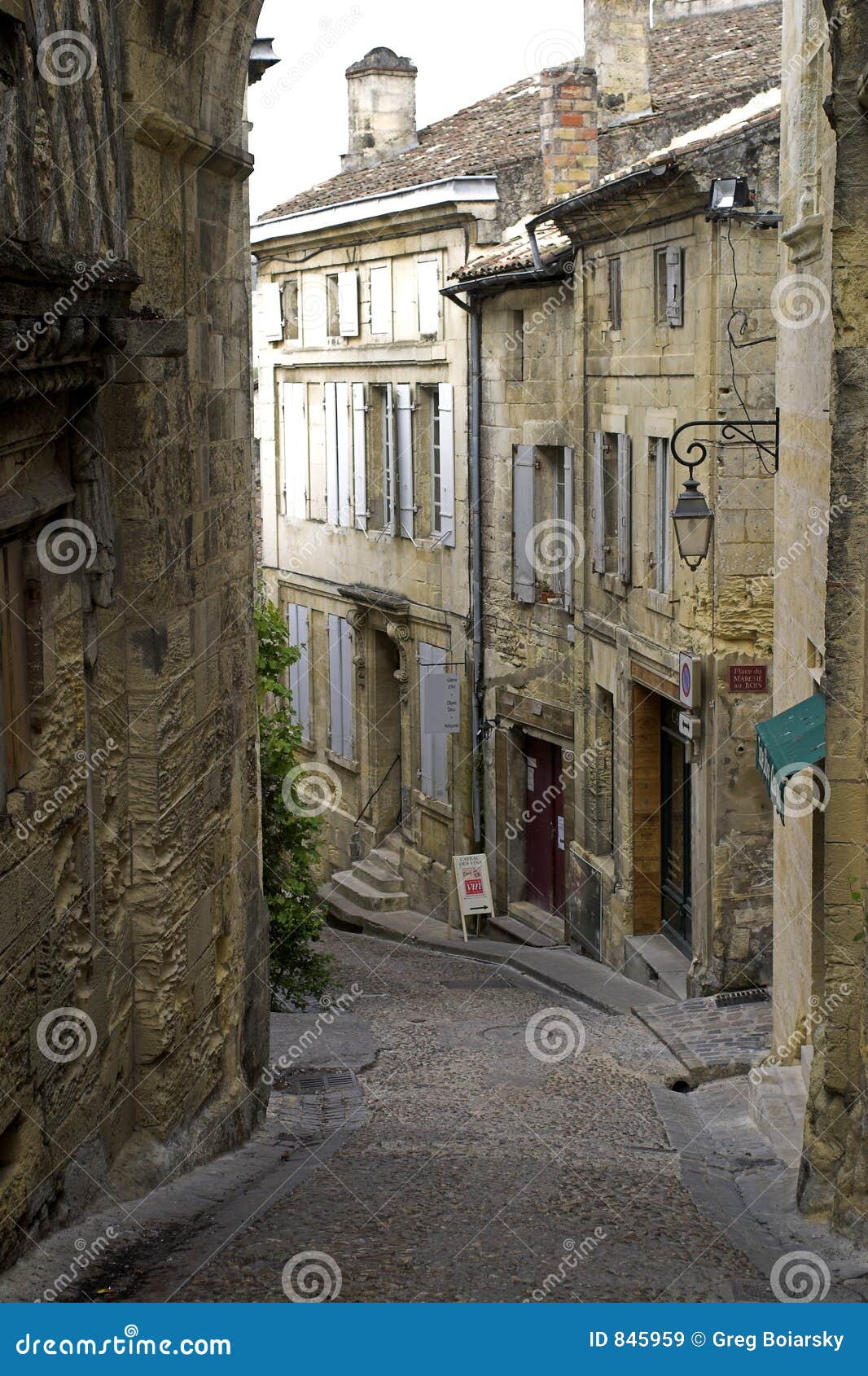 St. Emilion, France stock image. Image of road, world, peaceful - 845959