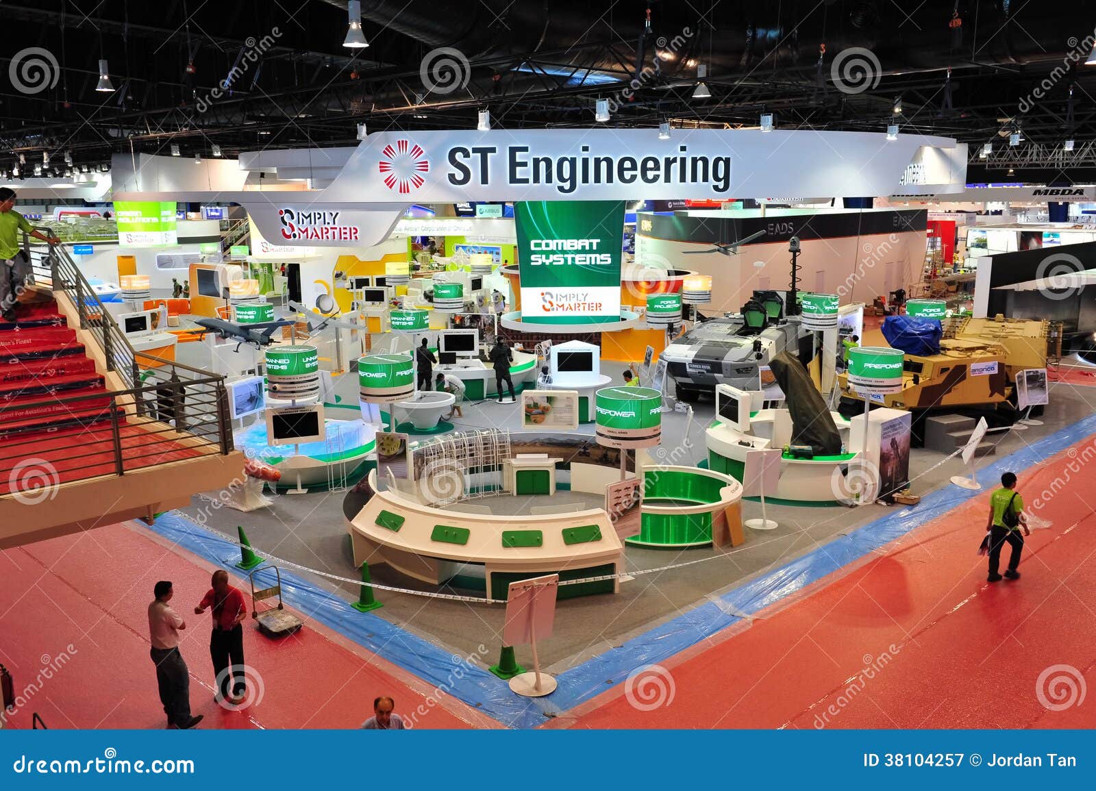 ST Engineering Booth Showing Off Its Technology and Defense Systems at ...