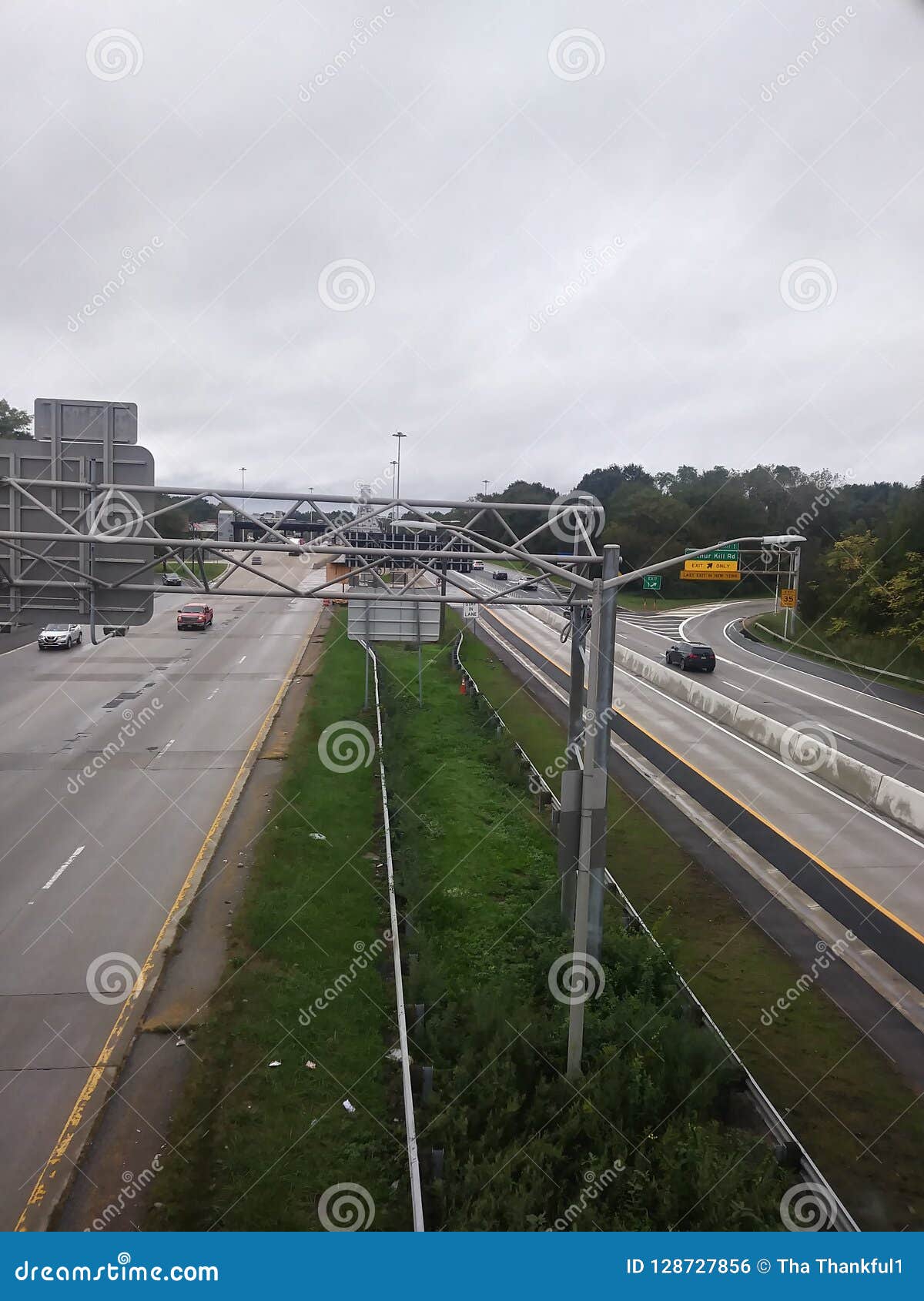 The 1st Exit of a Major Highway/expressway Stock Photo - Image of major ...