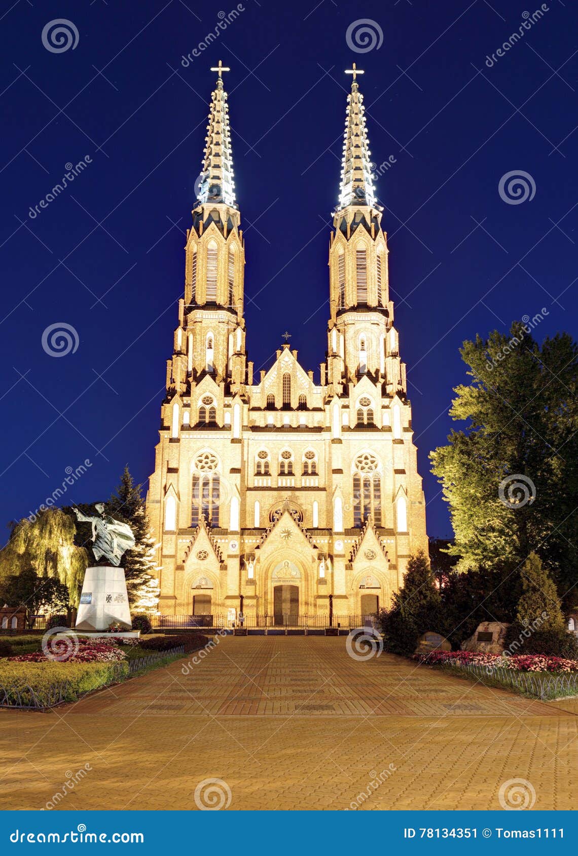 St. Florian S Cathedral in Warsaw Stock Image - Image of capital ...
