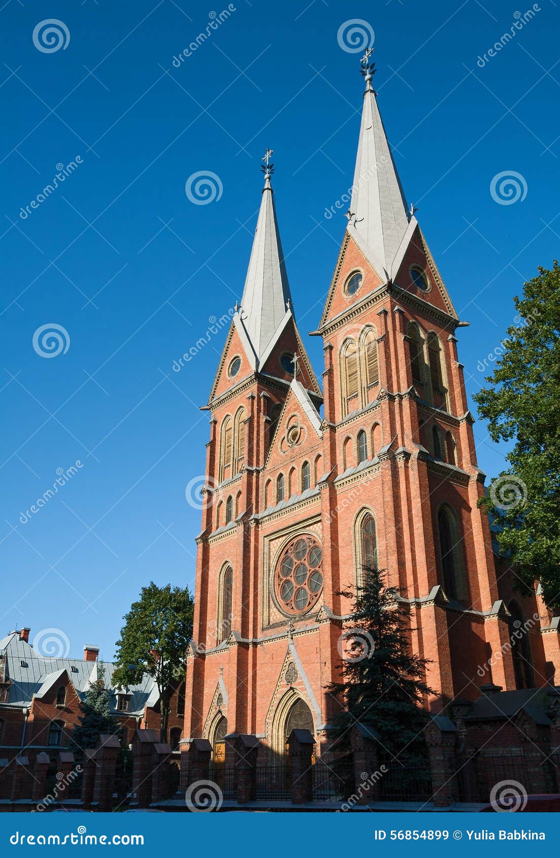 St. Francis Church, Riga stock image. Image of church - 56854899