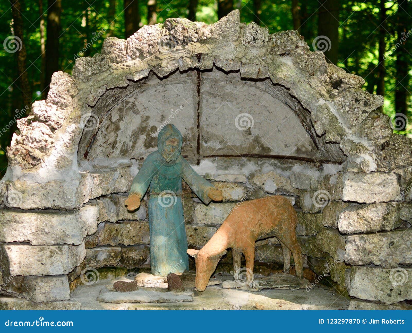 St. Francis Grotto redaktionelles bild. Bild von öffentlichkeit - 123297870