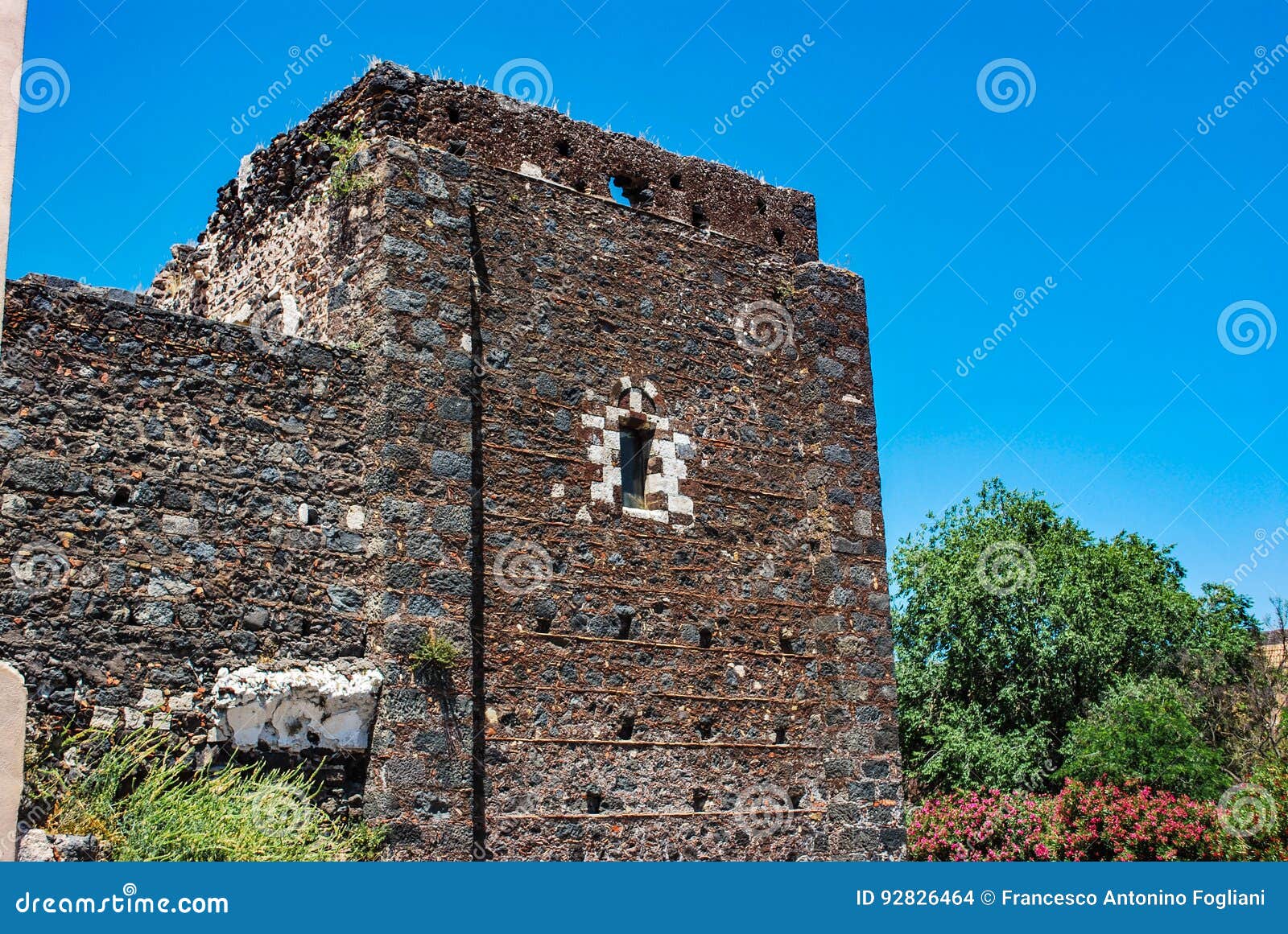 St. Francis To the Hill Convent in Paterno. Sicily Stock Photo - Image ...