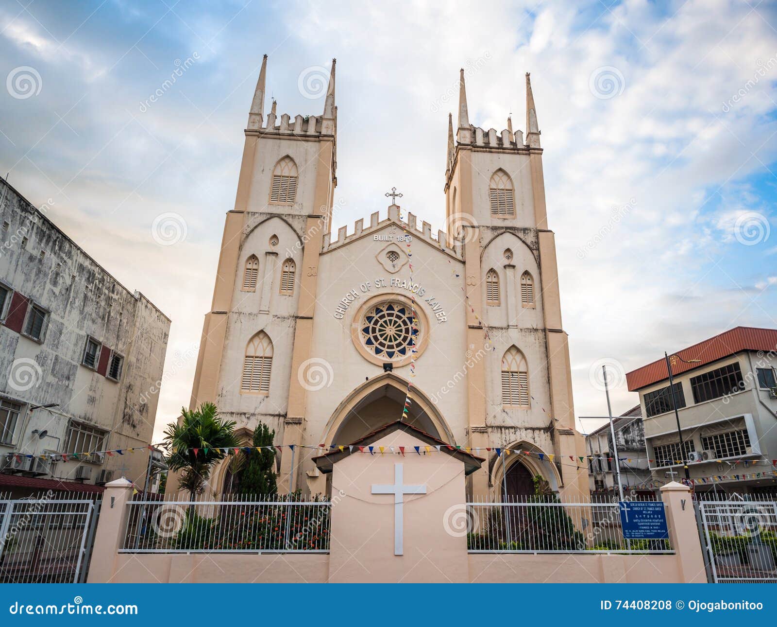 St Francis Xavier Church stock foto. Image of azië, gebouw - 74408208