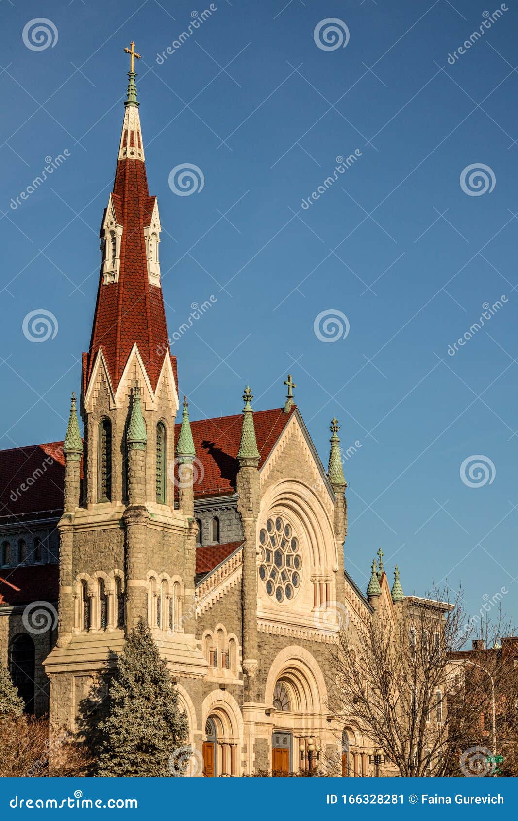 St. Francis Xavier Oratory in Philadelphia Stock Image - Image of ...