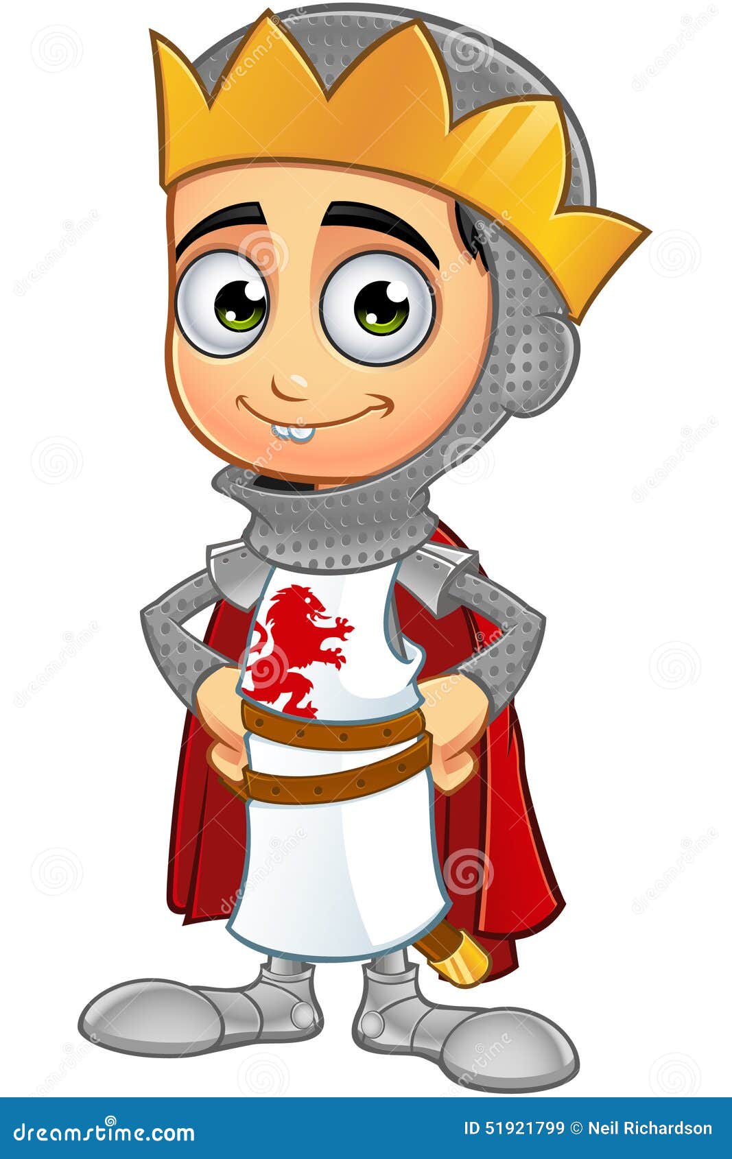 King Character On The Throne, Showing Her Support And Respect To ...