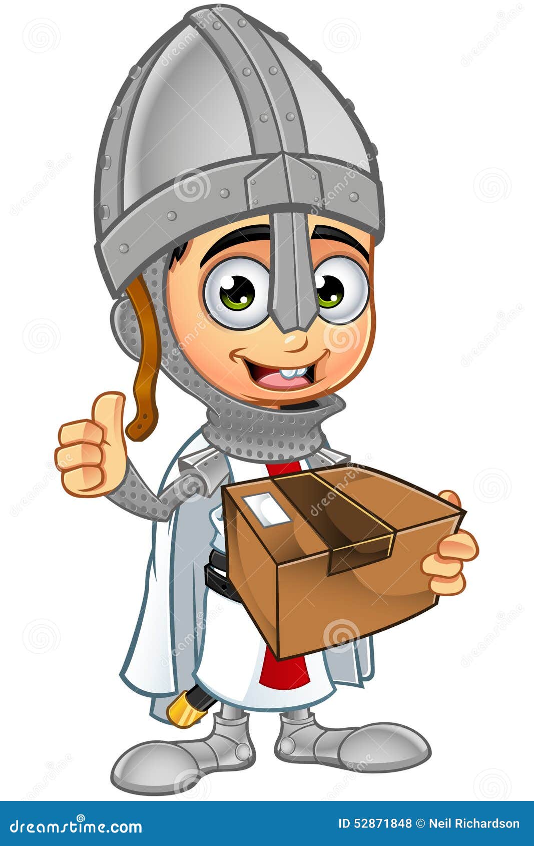 St George Boy Knight Character Ilustração do Vetor - Ilustração de ...