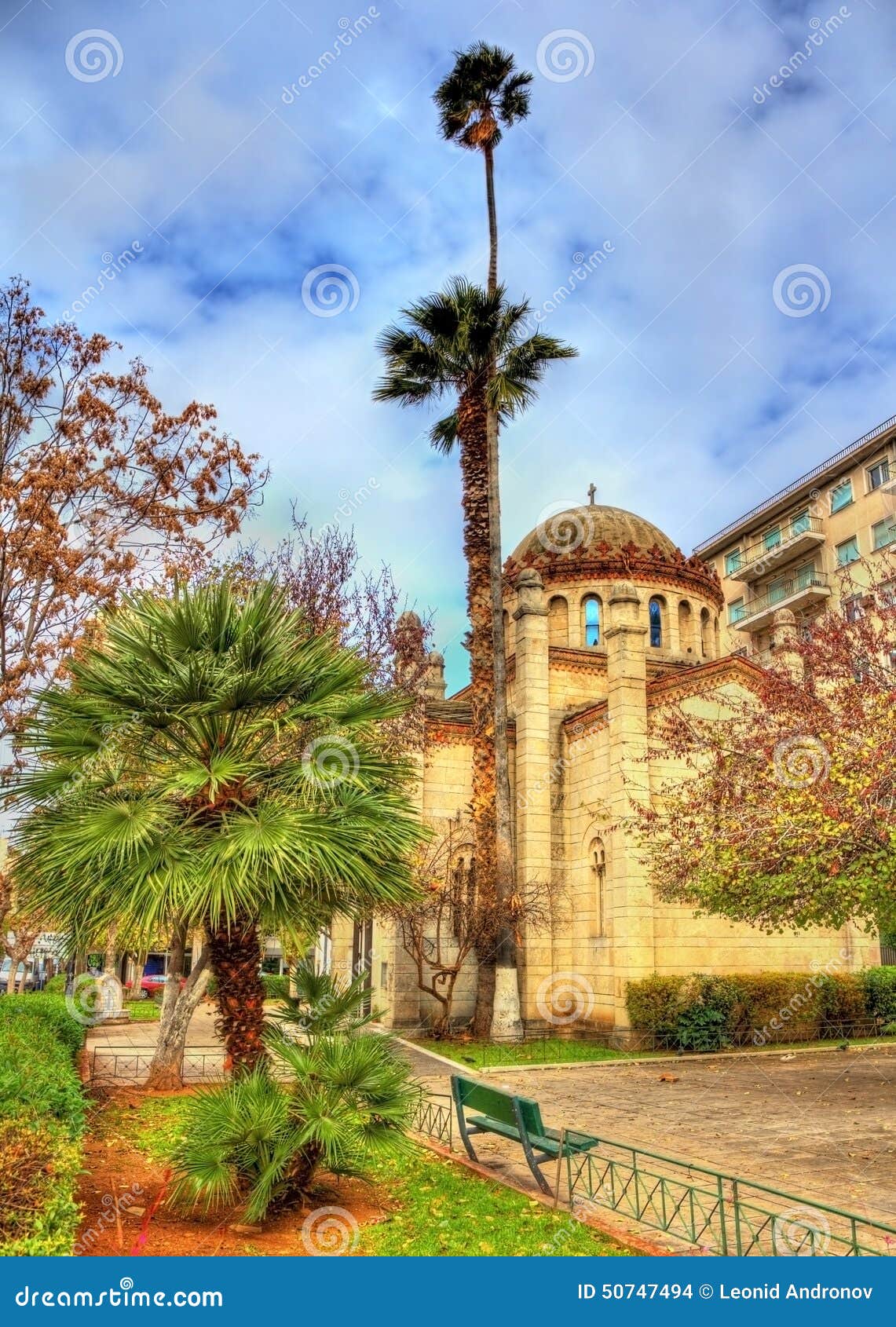 St. George Church in Athens Stock Photo - Image of landmark, georgeios ...