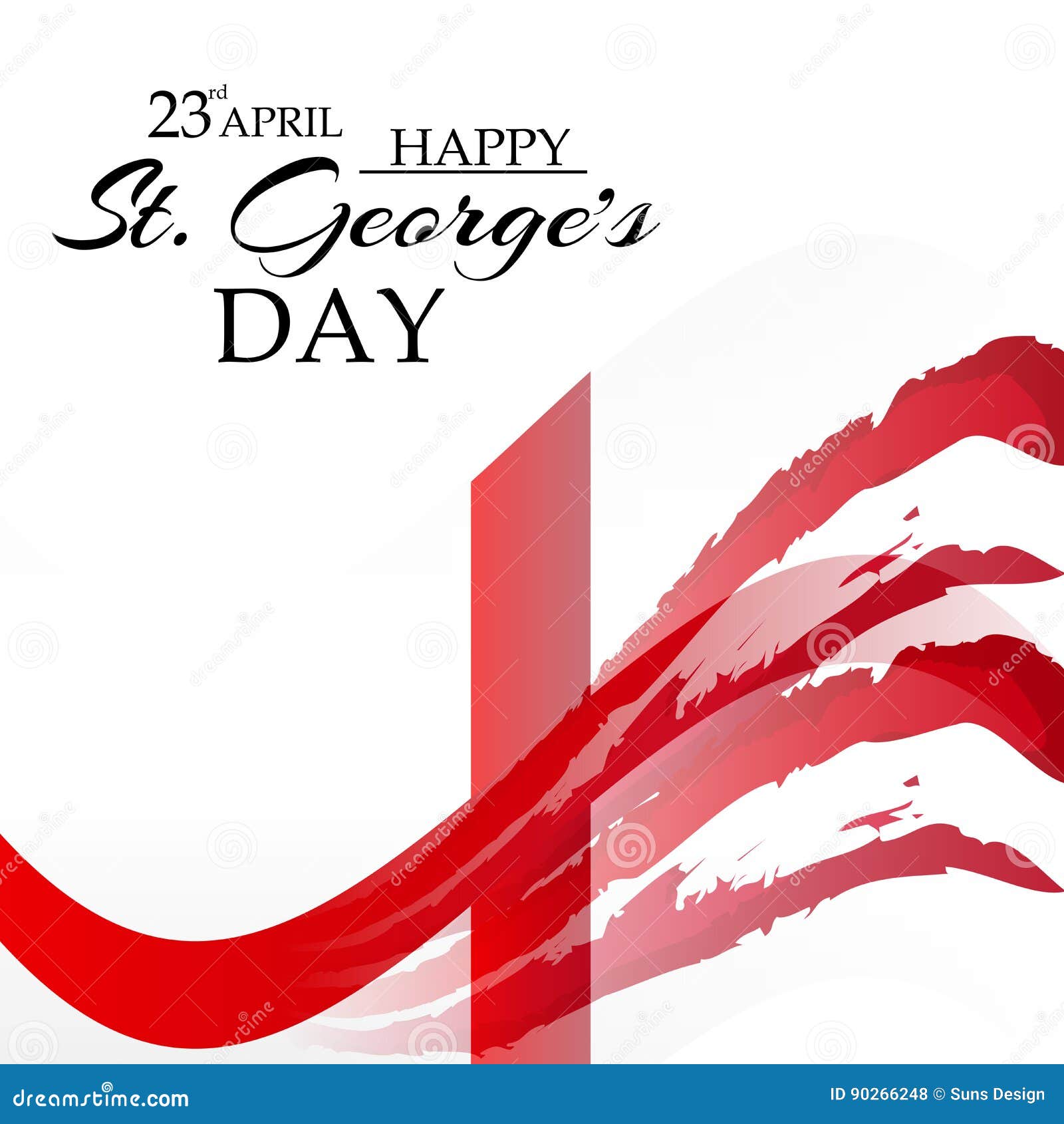 St. George Day stock illustration. Illustration of flag - 90266248