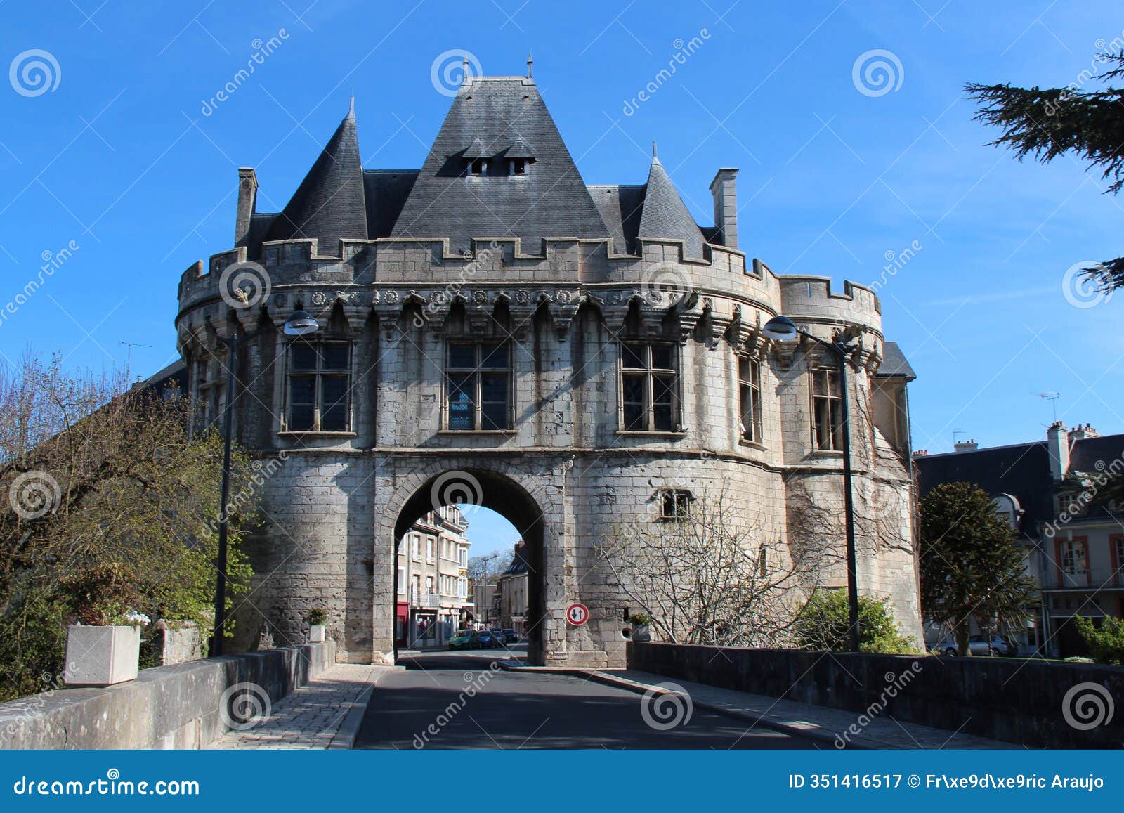 St George Gate in Vendome - France Stock Image - Image of door, arch ...