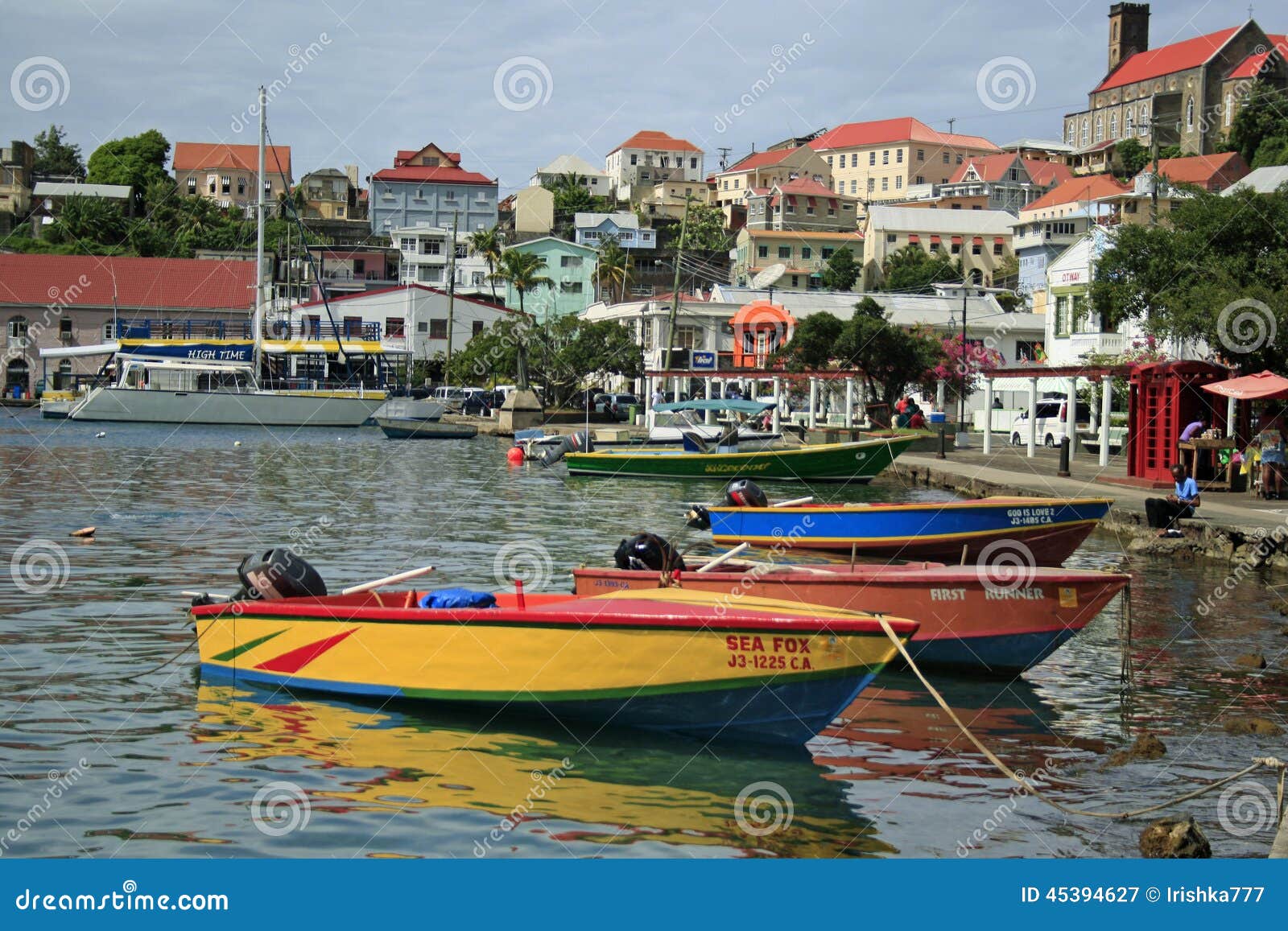 St George, Grenada, Caribbean Editorial Photography - Image of marine ...