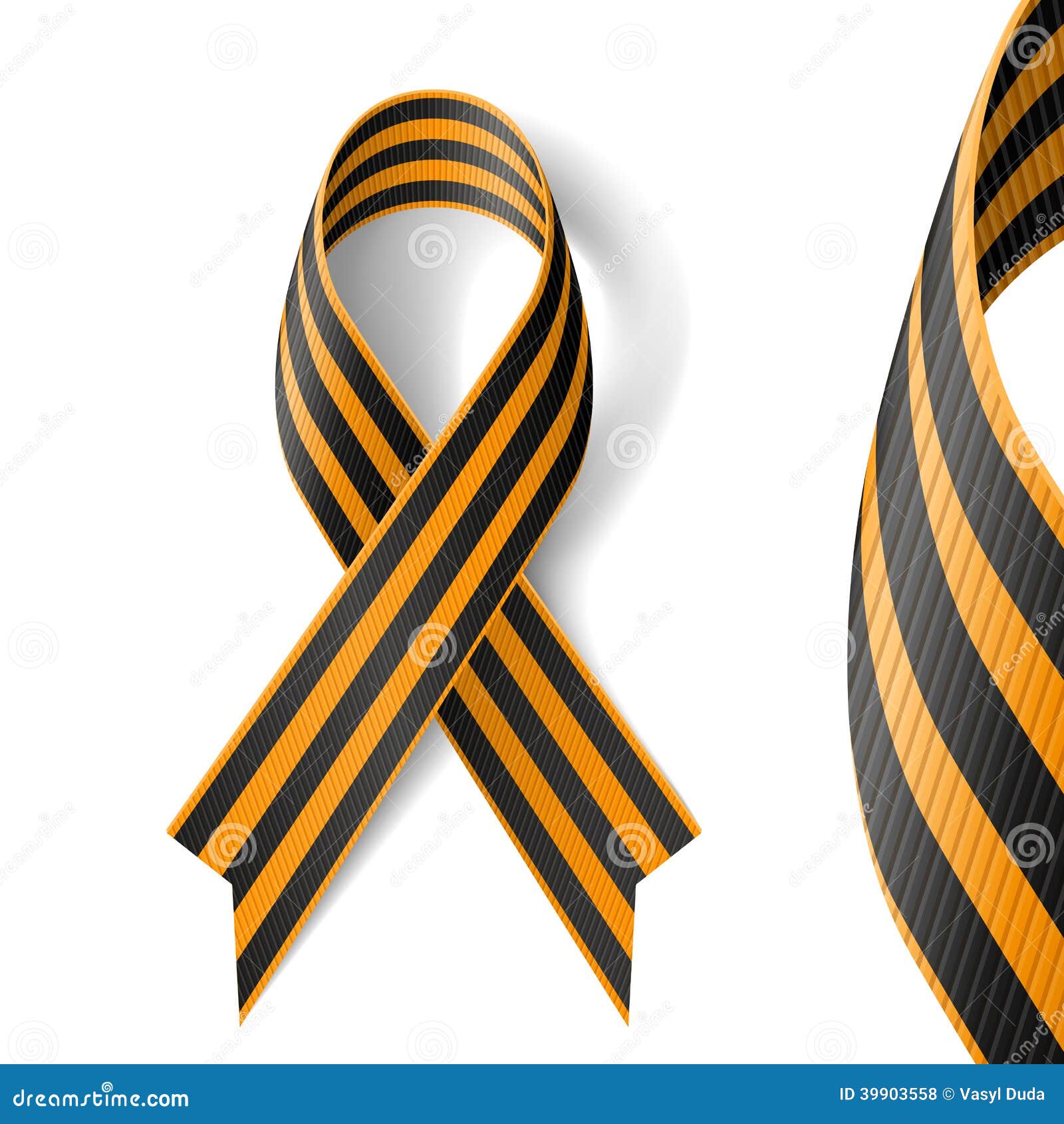 St.George Ribbon stock illustration. Illustration of band - 39903558