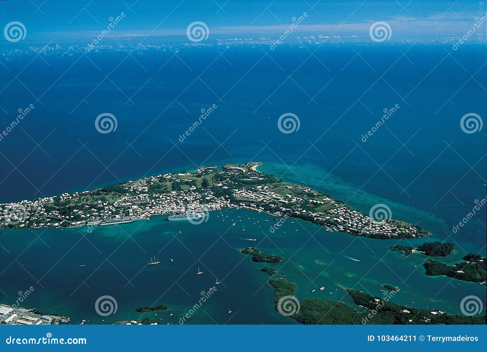 St. George`s Bermuda stock image. Image of holiday, ariel - 103464211