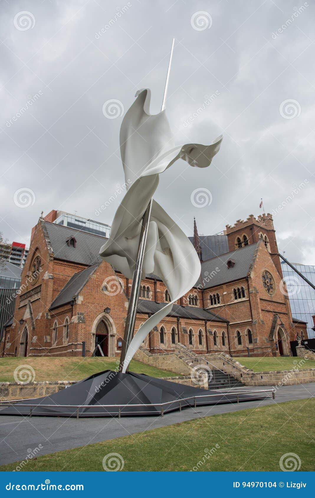 St- George` S Kathedrale Und Ascalon Redaktionelles Stockbild - Bild ...