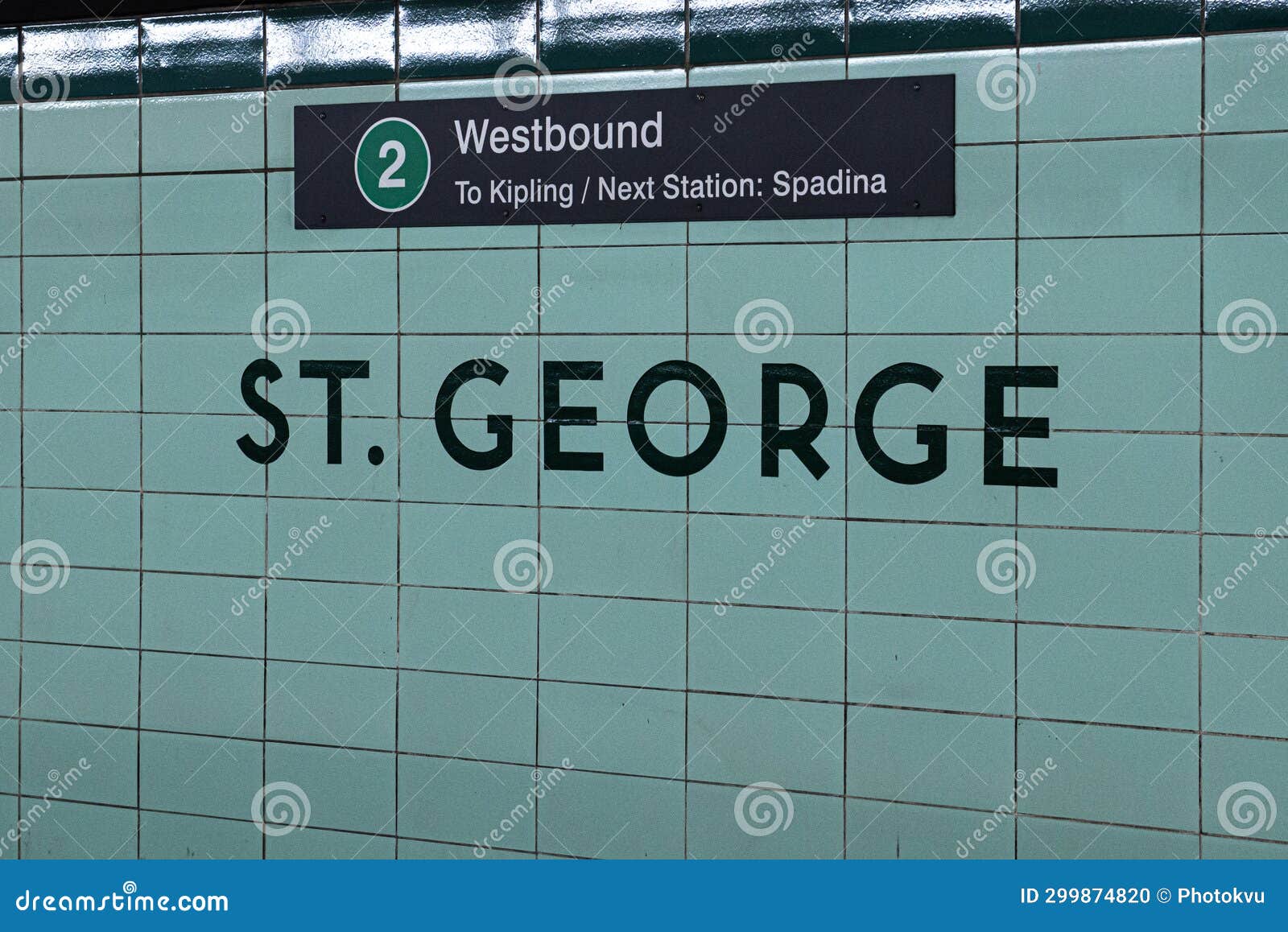 St. George Subway Sign in Toronto Editorial Image - Image of closeup ...