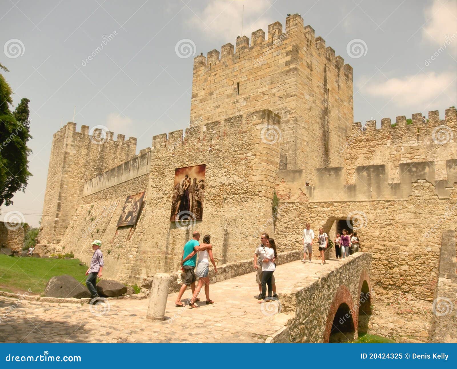 St Georges Castle Lisbon Portugal Editorial Image - Image of attraction ...