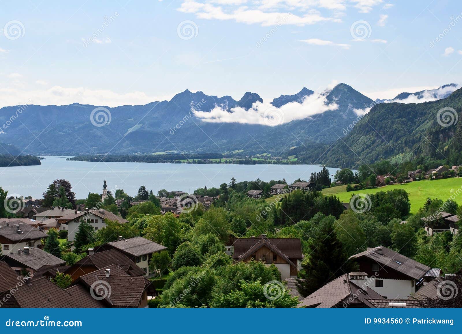 St Gilgen Austria stock photo. Image of lake, landscape - 9934560