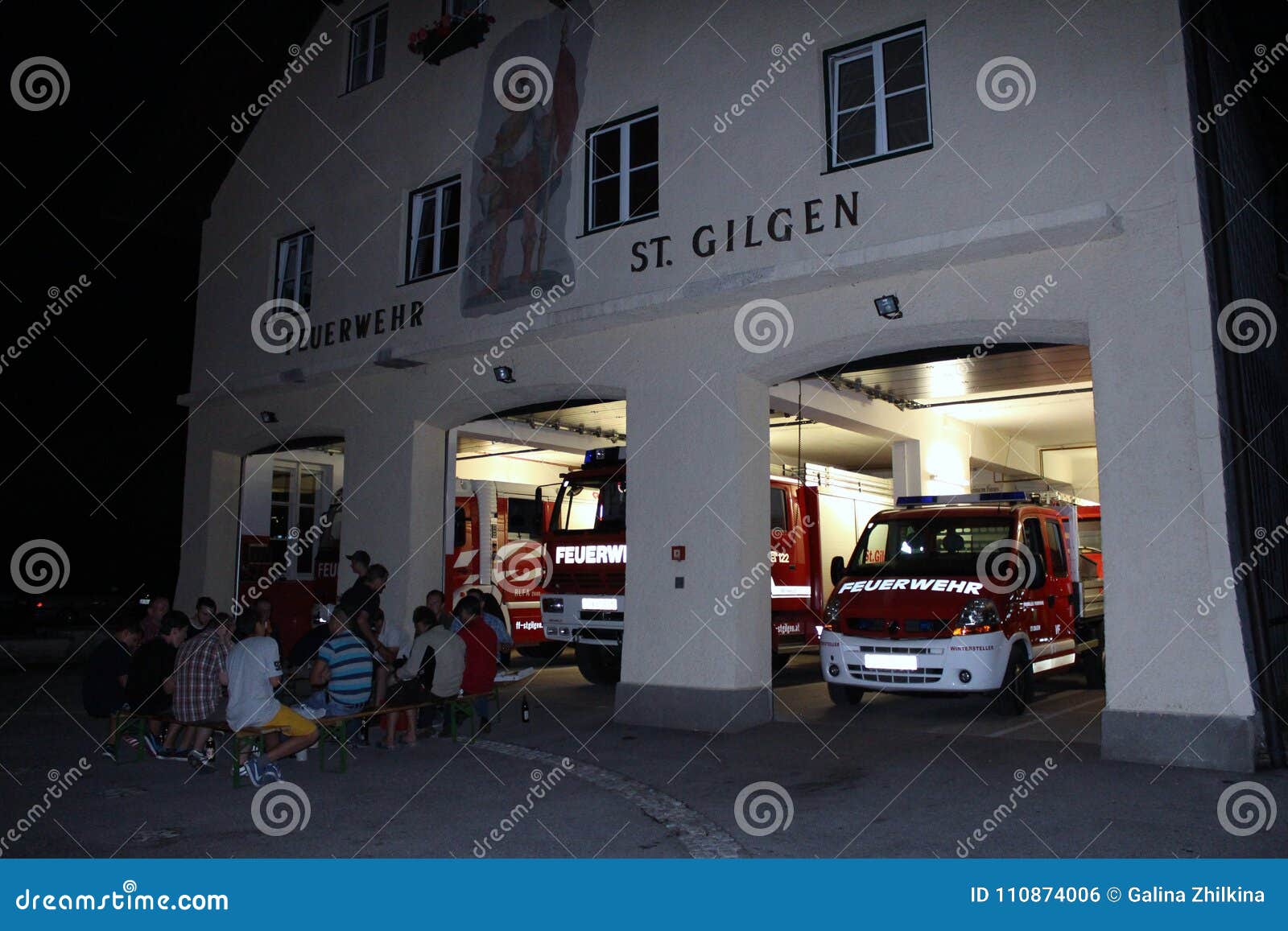 St. Gilgen, Austria: Fire Team of the Town of St Editorial Photo ...