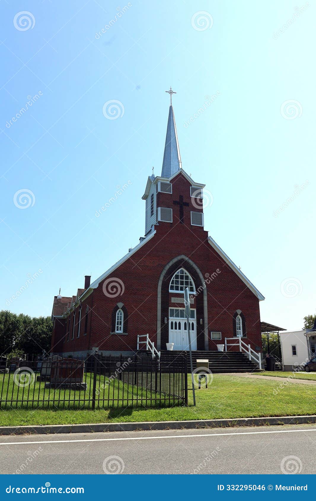 St. Ignatius (Saint-Ignace) Catholic Churc Editorial Photo - Image of ...