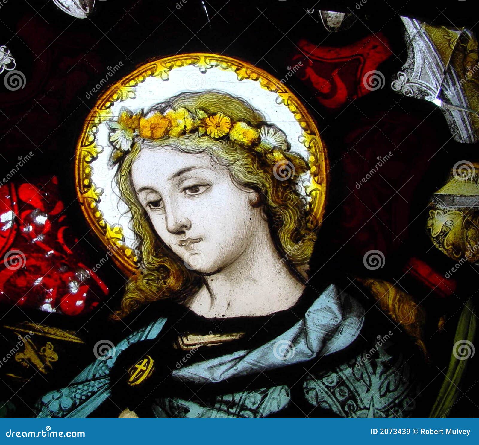 St Inés imagen de archivo. Imagen de aureola, cristal - 2073439