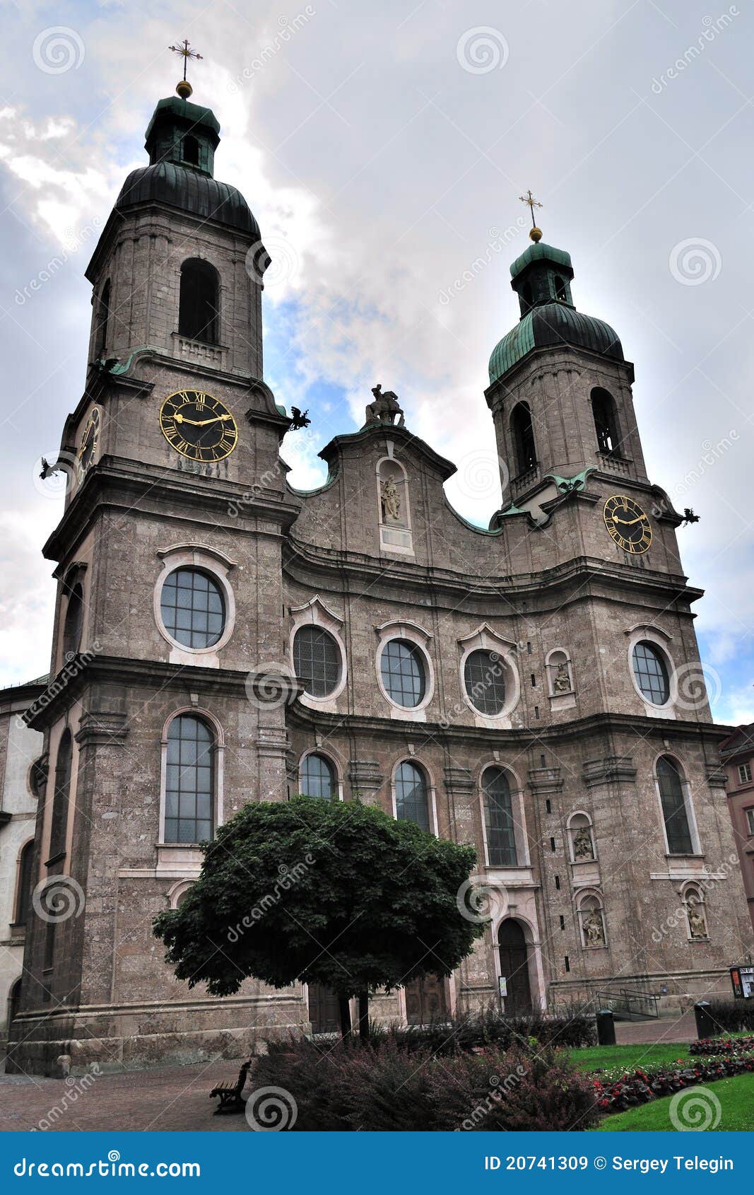 St. James Cathedral, Innsbruck, Austria Stock Image - Image of bishop ...