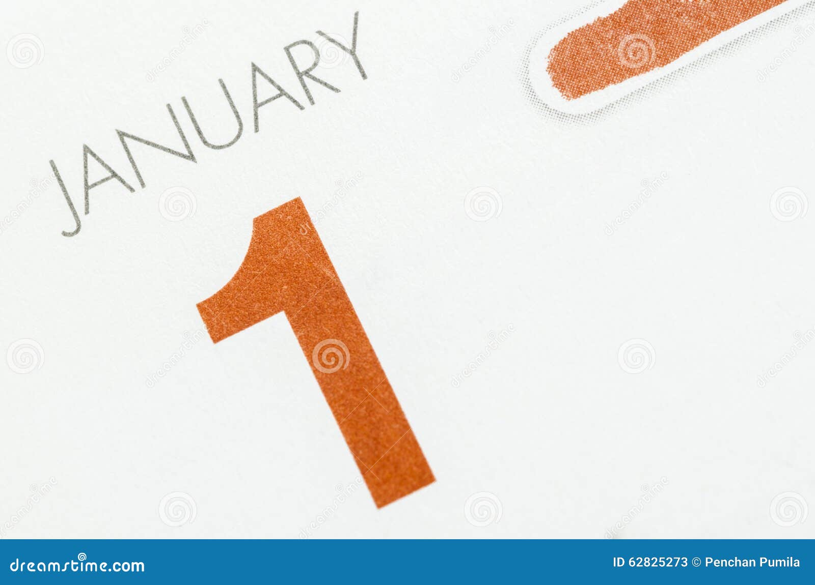 1st of January. stock image. Image of friday, agenda - 62825273