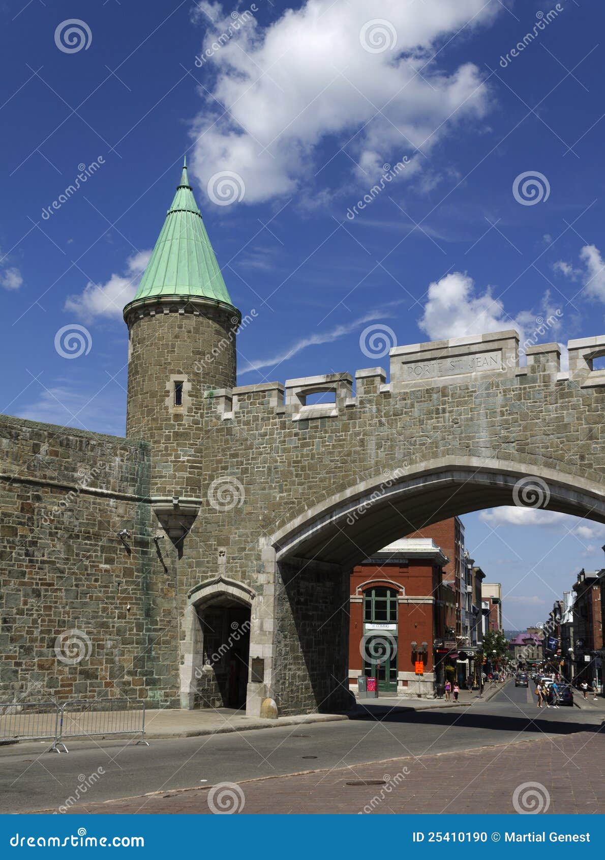 St-Jean gate Quebec city editorial image. Image of jean - 25410190