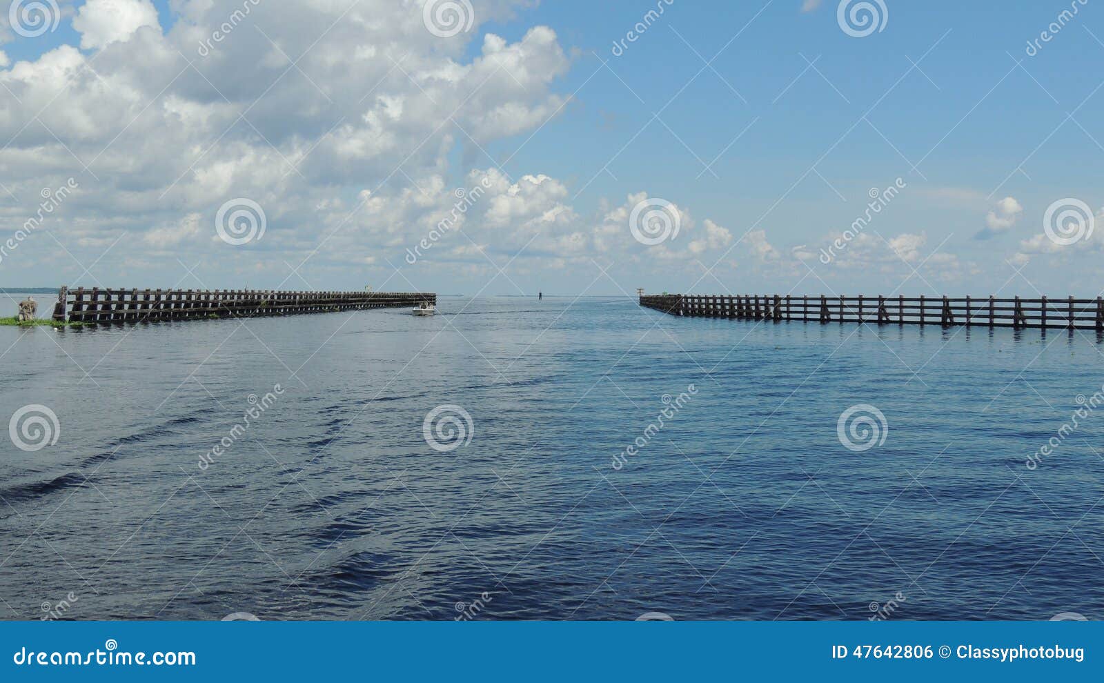 St. Johns River Astor Florida Shipping Canal Stock Photo - Image of ...