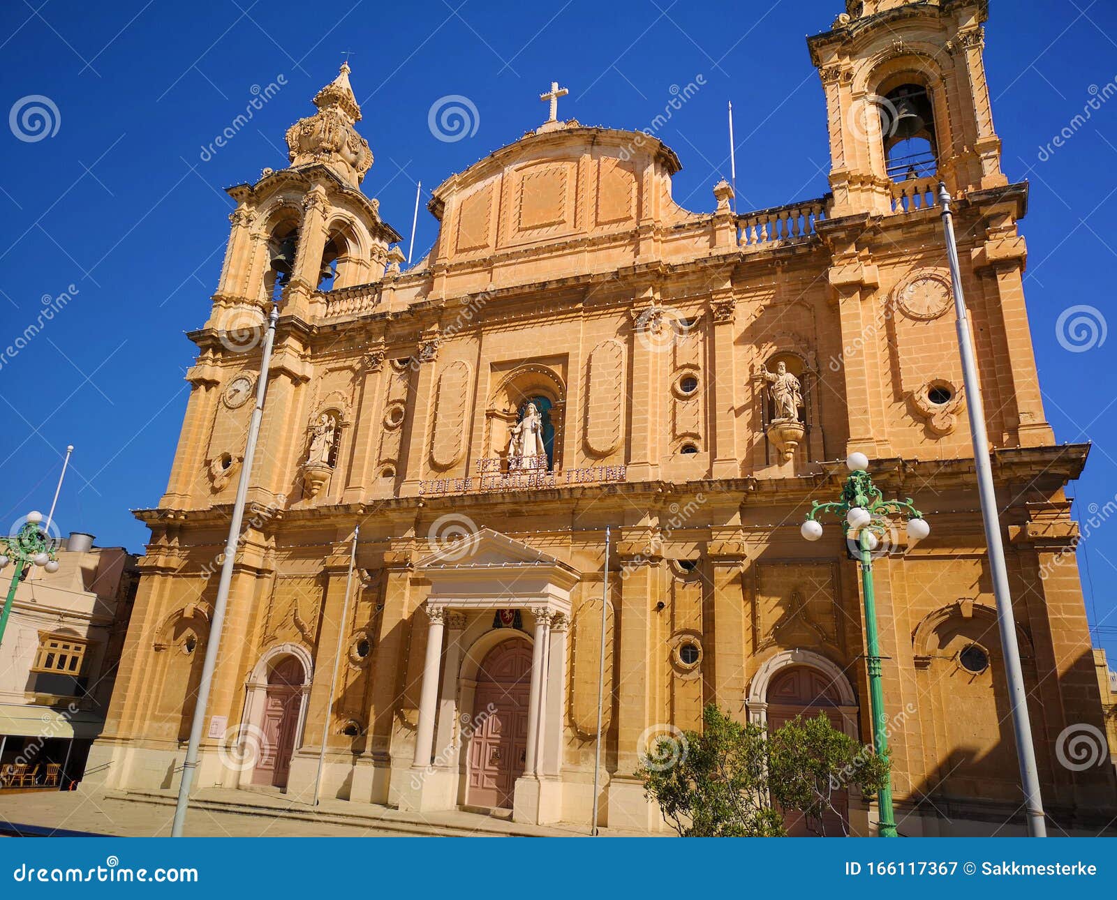 St Joseph`s Church, Msida, Malta Stock Image - Image of ancient, dome ...