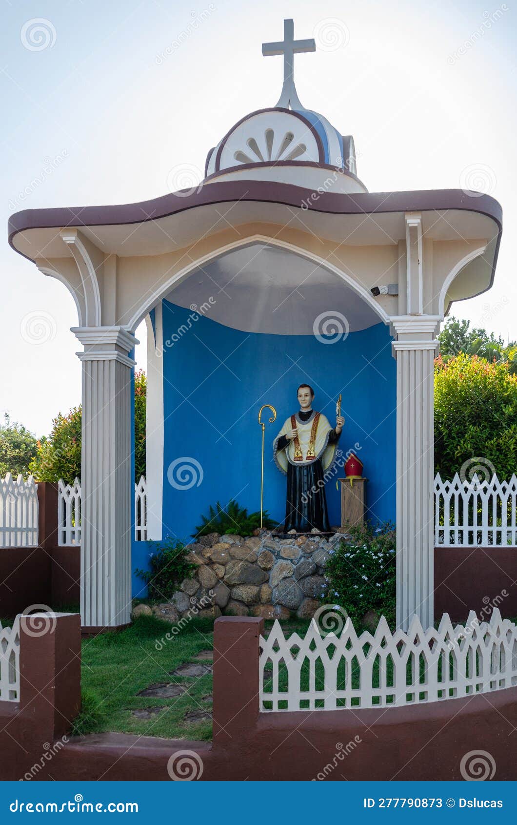 St. Joseph Vaz Shrine, Mudipu Stock Image - Image of destination ...